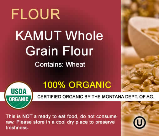Organic Whole Grain KAMUT® Flour – Store Montana Flour & Grain
